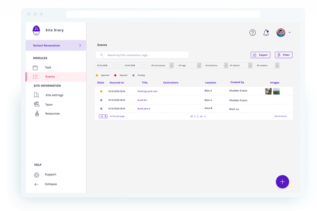 Construction Site Diary App & Site Management Software