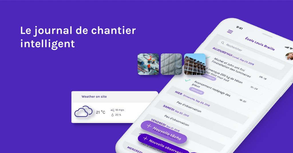 Journal de Chantier simple et intuitif